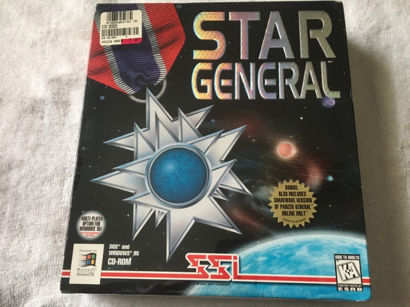 NEW VINTAGE 95 DOS CD ROM STAR GENERAL GAME | Toys & Games ...