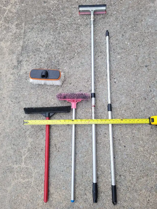 Window washer/ squeegee telescopic; broom | Painting & Paint Supplies ...
