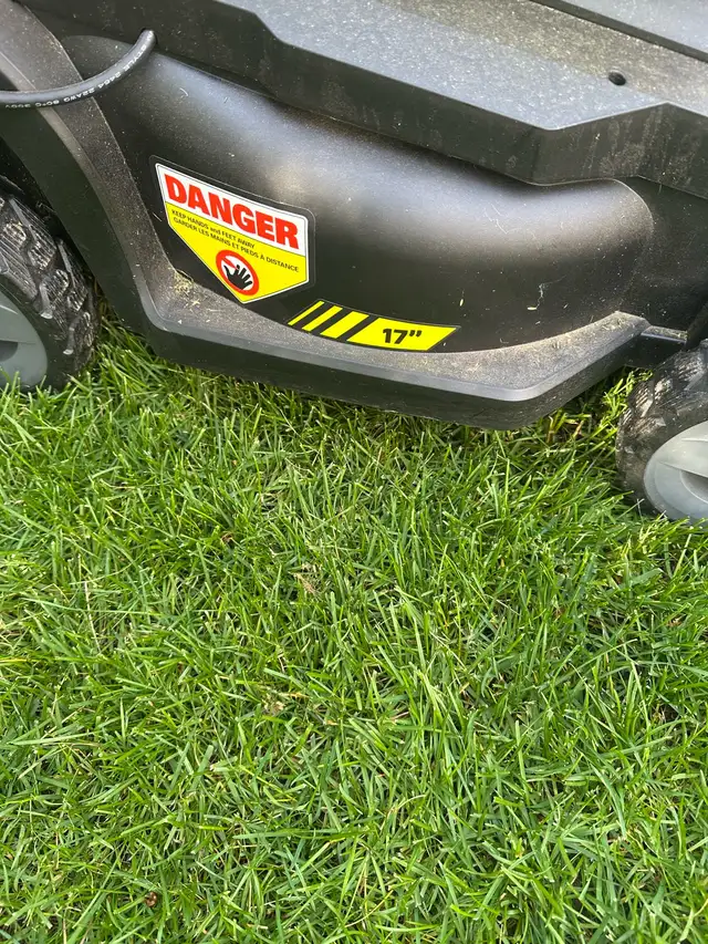 Yardworks 48V Brushless Push Lawn Mower, 17", Battery & Charger ...
