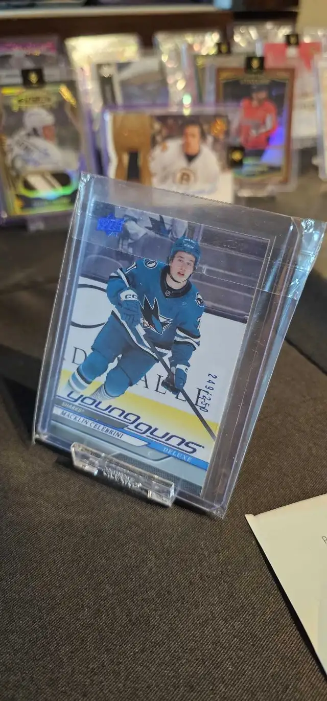 Macklin Celebrini Young Guns Deluxe 249/250 | Arts & Collectibles ...