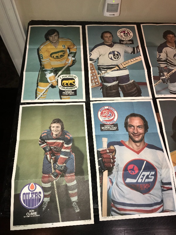 10 WHA PROFESSIONAL HOCKEY 1973/4 OPC POSTERS CHEEVERS | Arts ...
