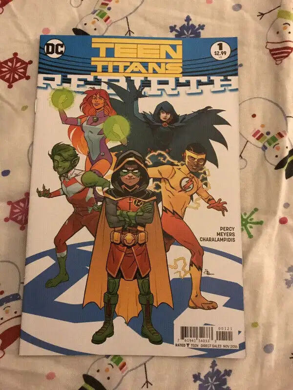 DC comics Teen Titans Rebirth (2016) Rebirth #1 Charalampidis VF ...