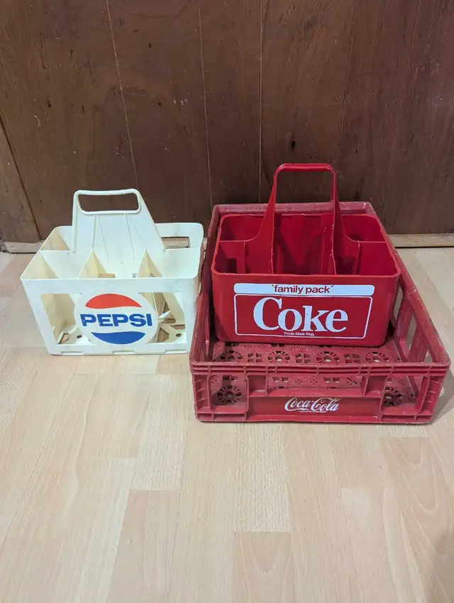 Vintage Pop carriers and Coca-Cola crate | Arts & Collectibles | City ...