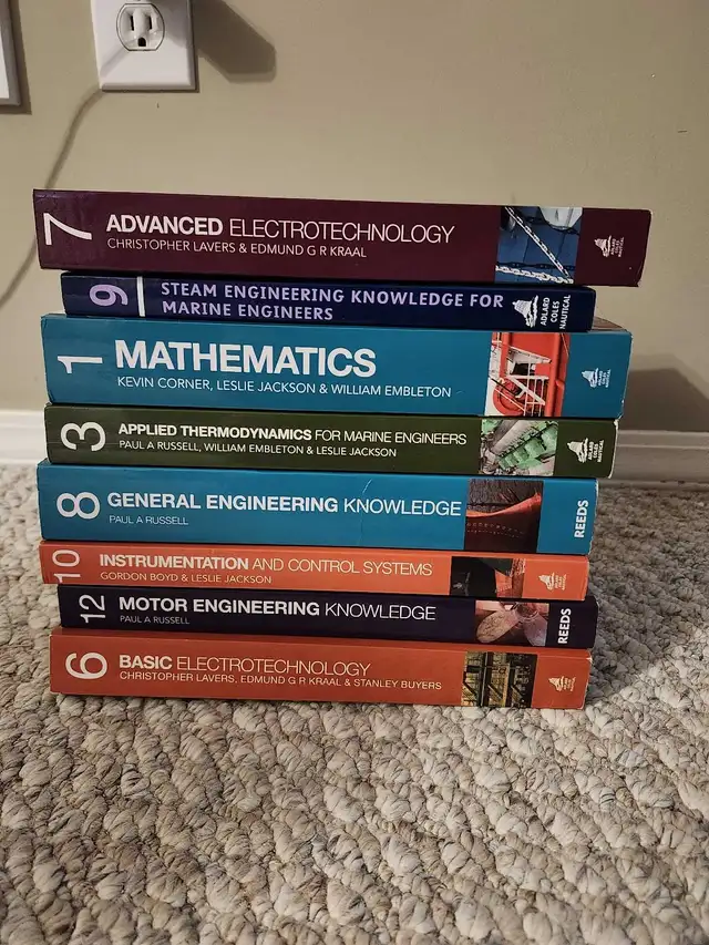 Reeds Marine & Power Engineering Books – For 2nd Class | Textbooks | St ...