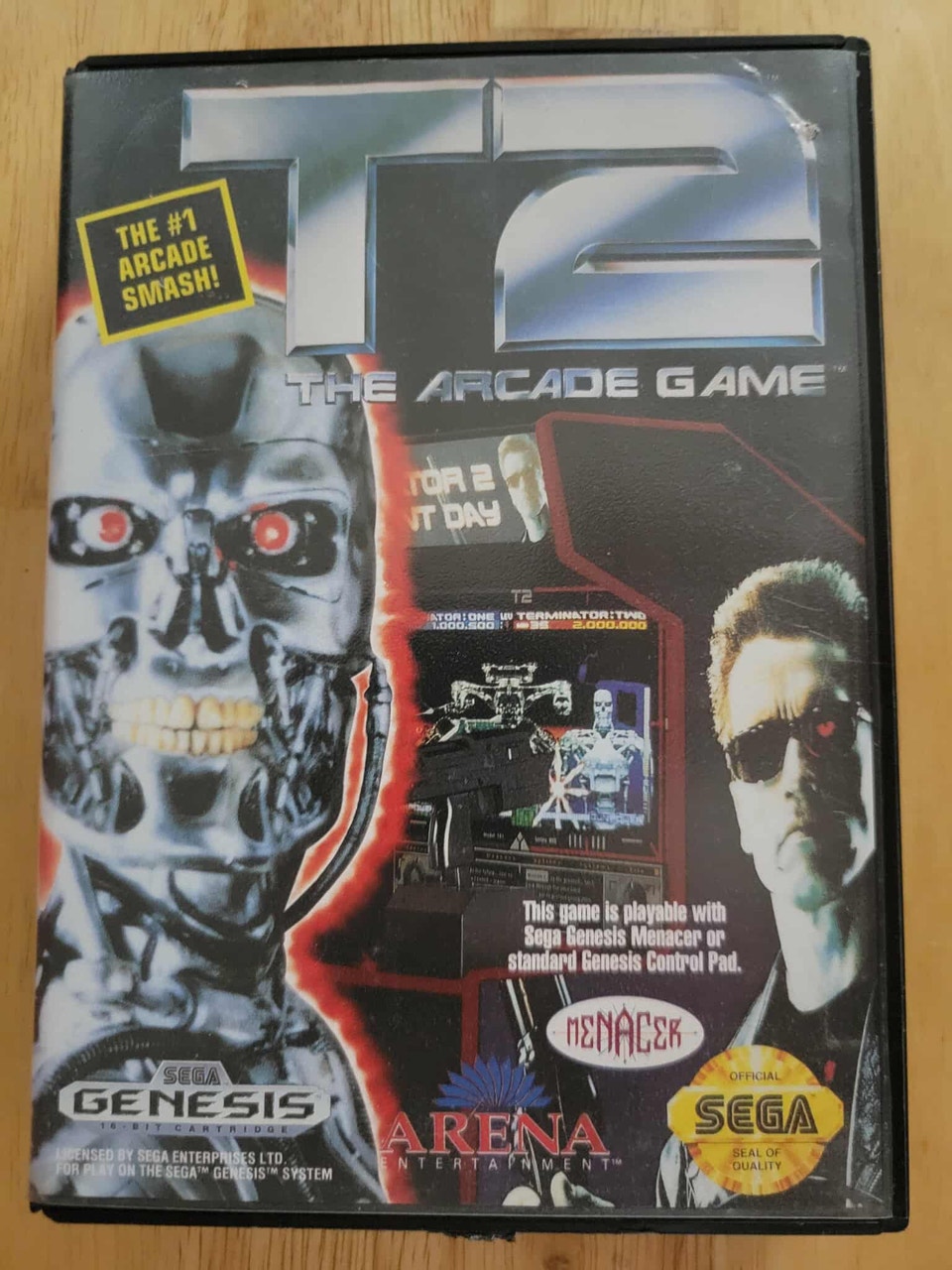 T2: The Arcade Game For Sega Genesis 1992 Case Only | Older Generation ...