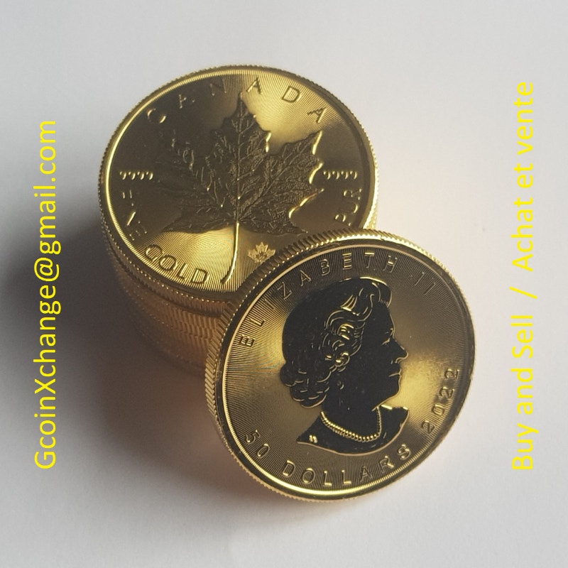 RCM Royal Canadian Mint 1 oz Au 9999 Pure Gold Maple Leaf Coin | Arts ...