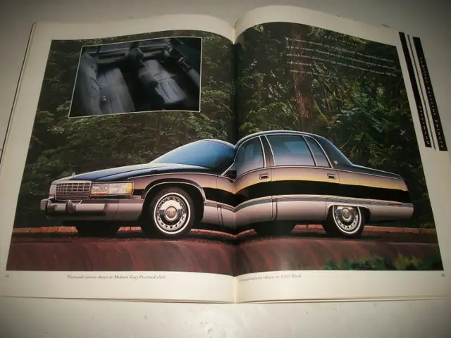 1995 FULL LINE CADILLAC DELUXE SALES BROCHURE. LIKE NEW! | Arts ...