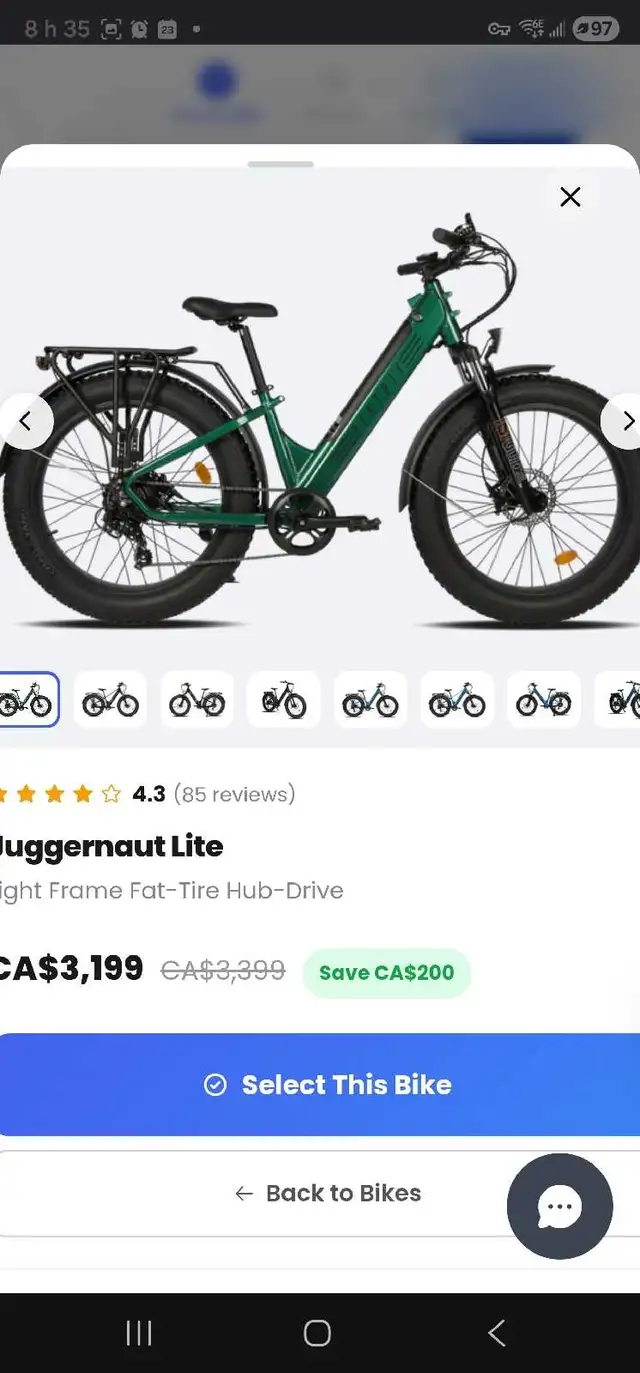 Nuggernaut lite biktrix vert | eBike | City of Montréal | Free local ...