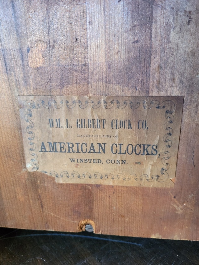 WM. L. Gilbert Clock Co. Antique Mantel Clock From mid 1800's | Arts ...