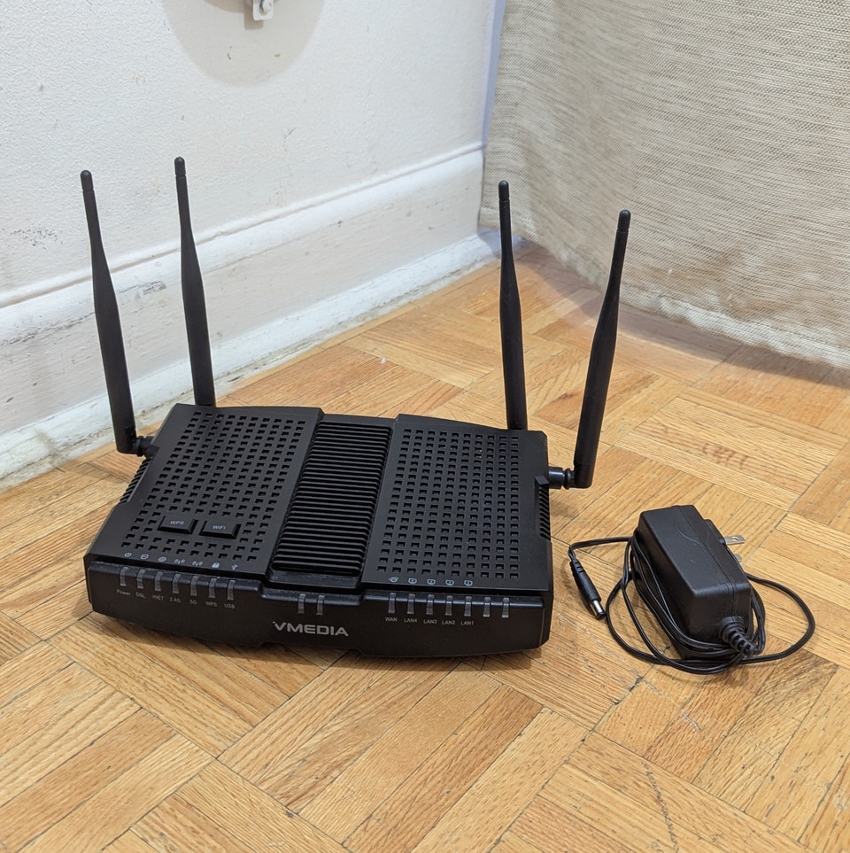 VMEDIA Network DX6265 Wireless WiFi Modem Router | Networking | City of ...