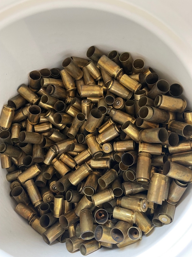 2 big tubs of once fired shells | Fishing, Camping & Outdoors ...