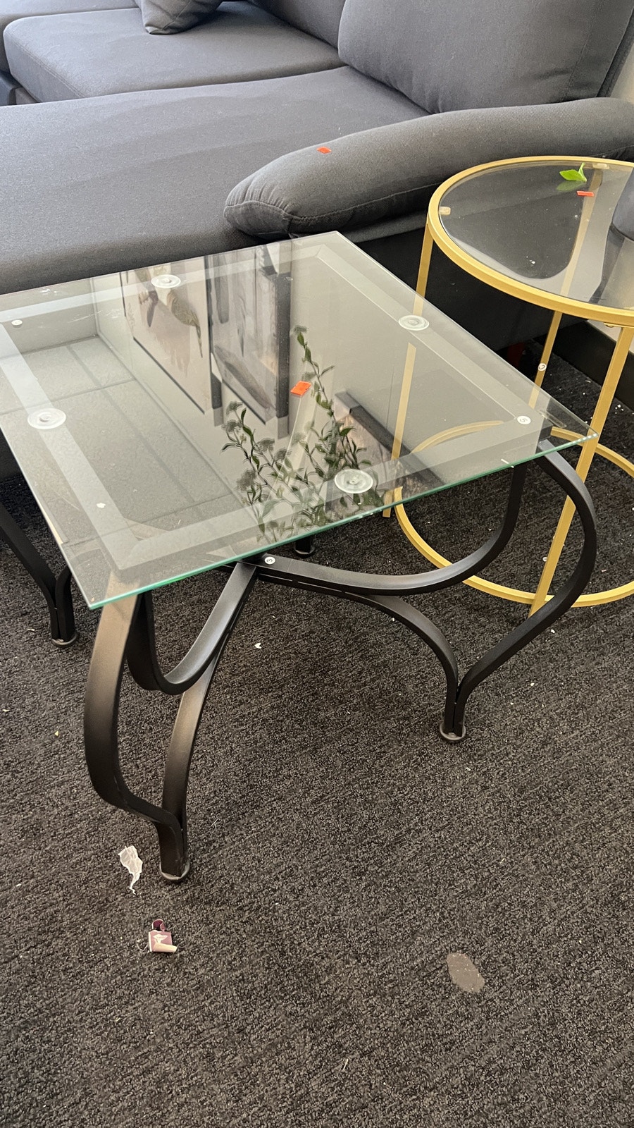 $69-$129, Tempered Glass Surface bedside table Coffee Table | Coffee ...