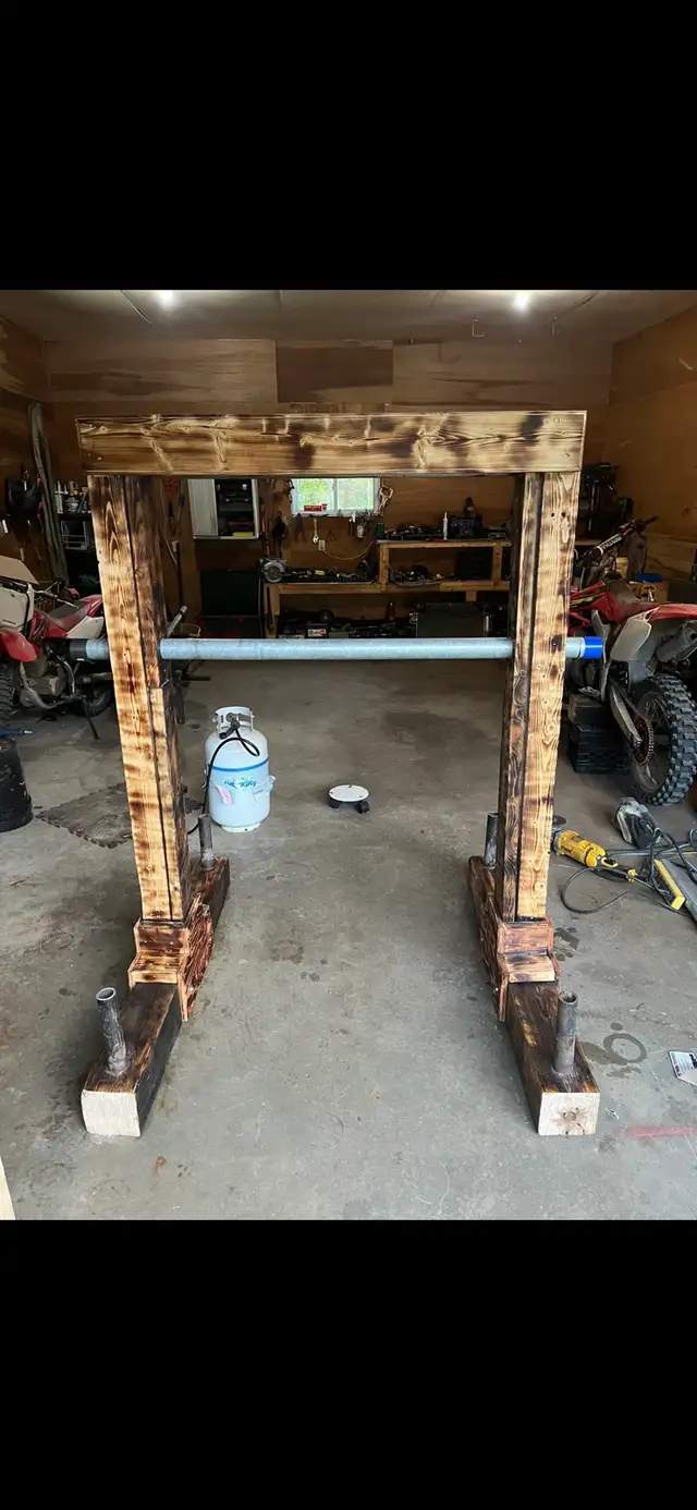 198 lbs yoke. Home made. Make an offer | Exercise Equipment | Thunder ...