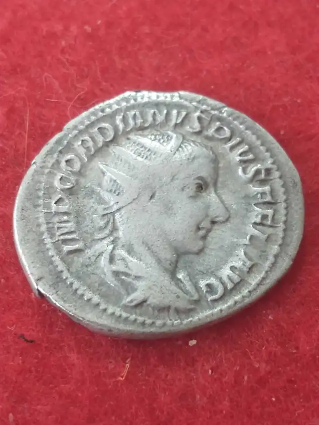 238-244 AD Gordian III AR Antoninianus ancient Roman silver coin | Arts ...