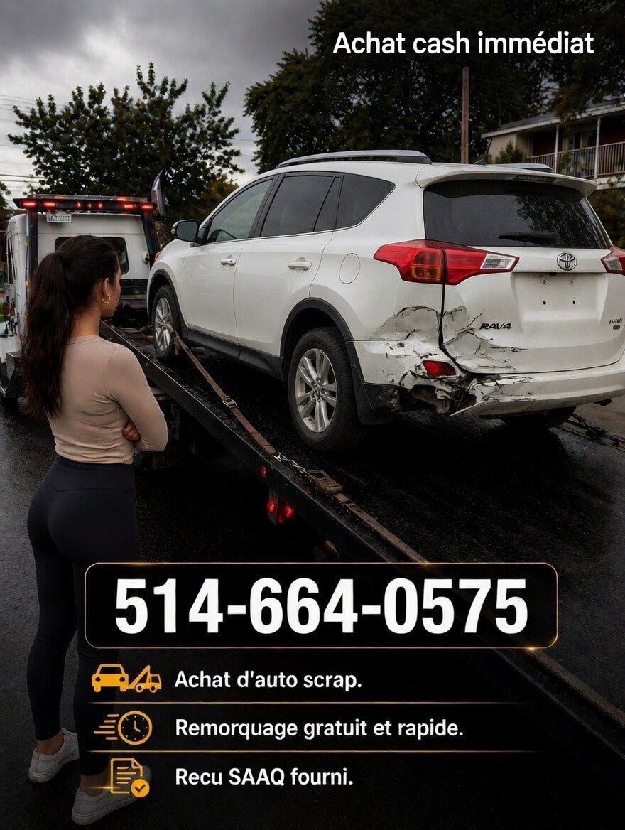 ACHAT AUTO SCRAP / RECU SAAQ / TOWING INCLUS / CASH♻️ | Cars & Trucks ...