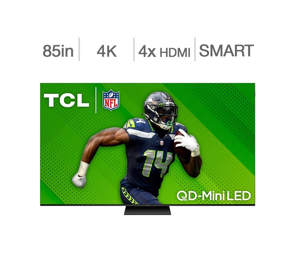 TCL 85" Q Class 4K HDR QD-Mini LED Smart TV Google TV 85QM751G | Video ...