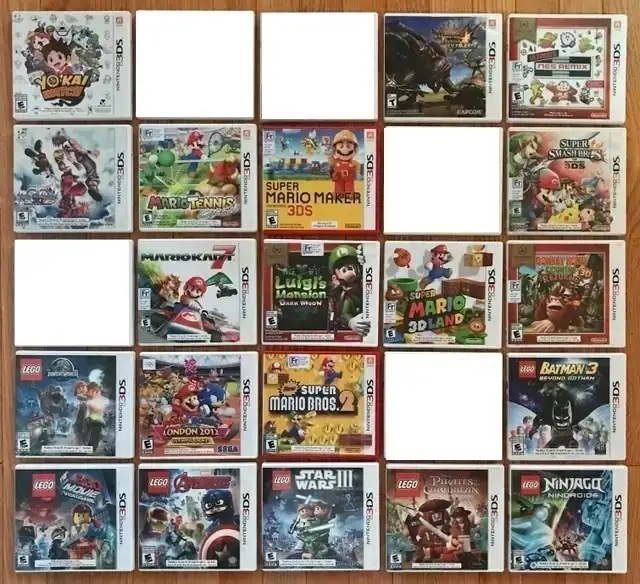 3DS/DS GAMES_Poke. Platinum, Zelda, Mario Kart/Super Smash Bros ...