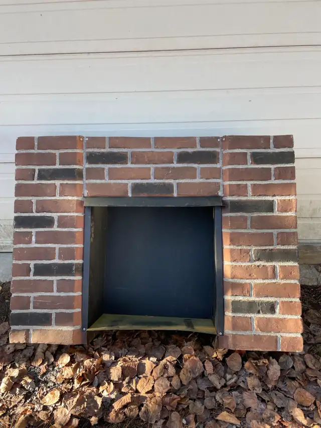 Free decorative fire place cabinet with electric fire logs | Free Stuff ...