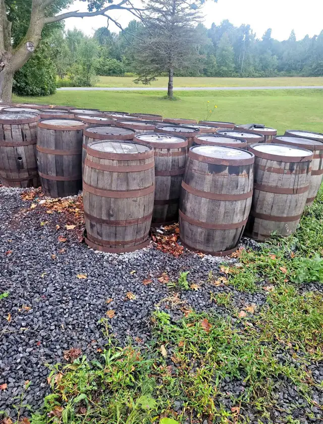 6 BARILS EN CHÊNE - PROPRES - oak BARILS | Outdoor Décor | City of ...
