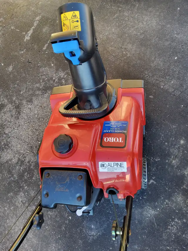 Toro 418ZE single stage 4-cycle engine snow thrower | Snowblowers ...