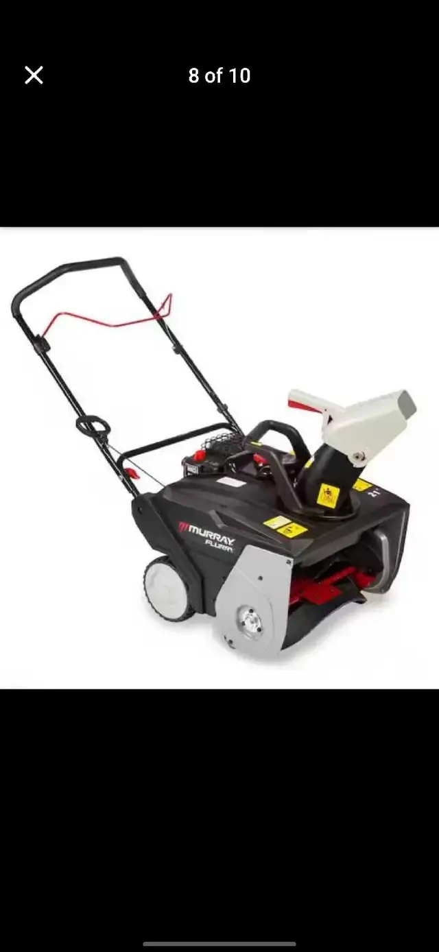 Murray Flurry 21 in. 208 CC Single-Stage Gas Snow Blower | Snowblowers ...