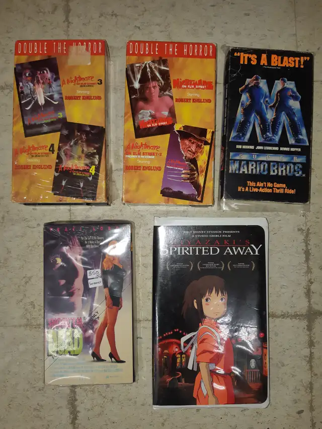 VHS Tapes For Sale!! Lots Of Horror, Cartoons, Comedy & More | CDs ...