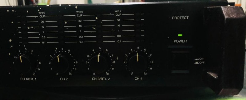 JAPAN RARE VINTAGE TOA MULTICHANNEL POWER AMPLIFIER P-60F | Stereo ...