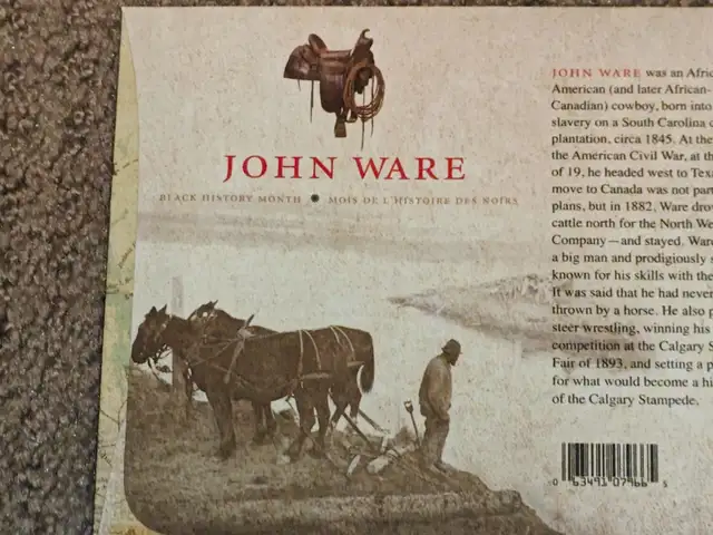 First Day Covers FDC John Ware Black History & Calgary Stampede | Arts ...