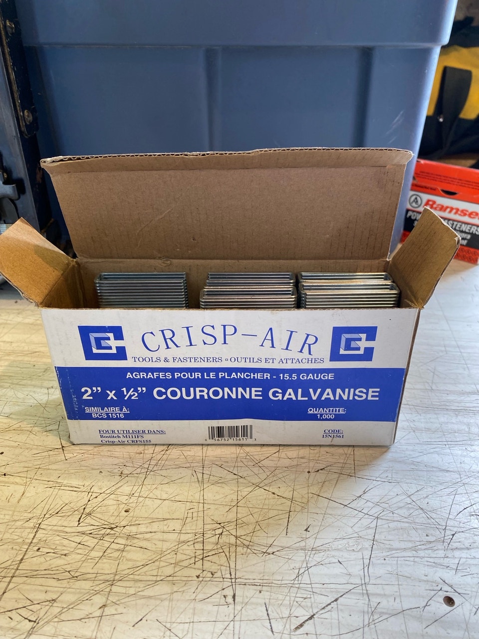 Crisp air 2 inch times half-inch staples | Power Tools | Windsor Region ...