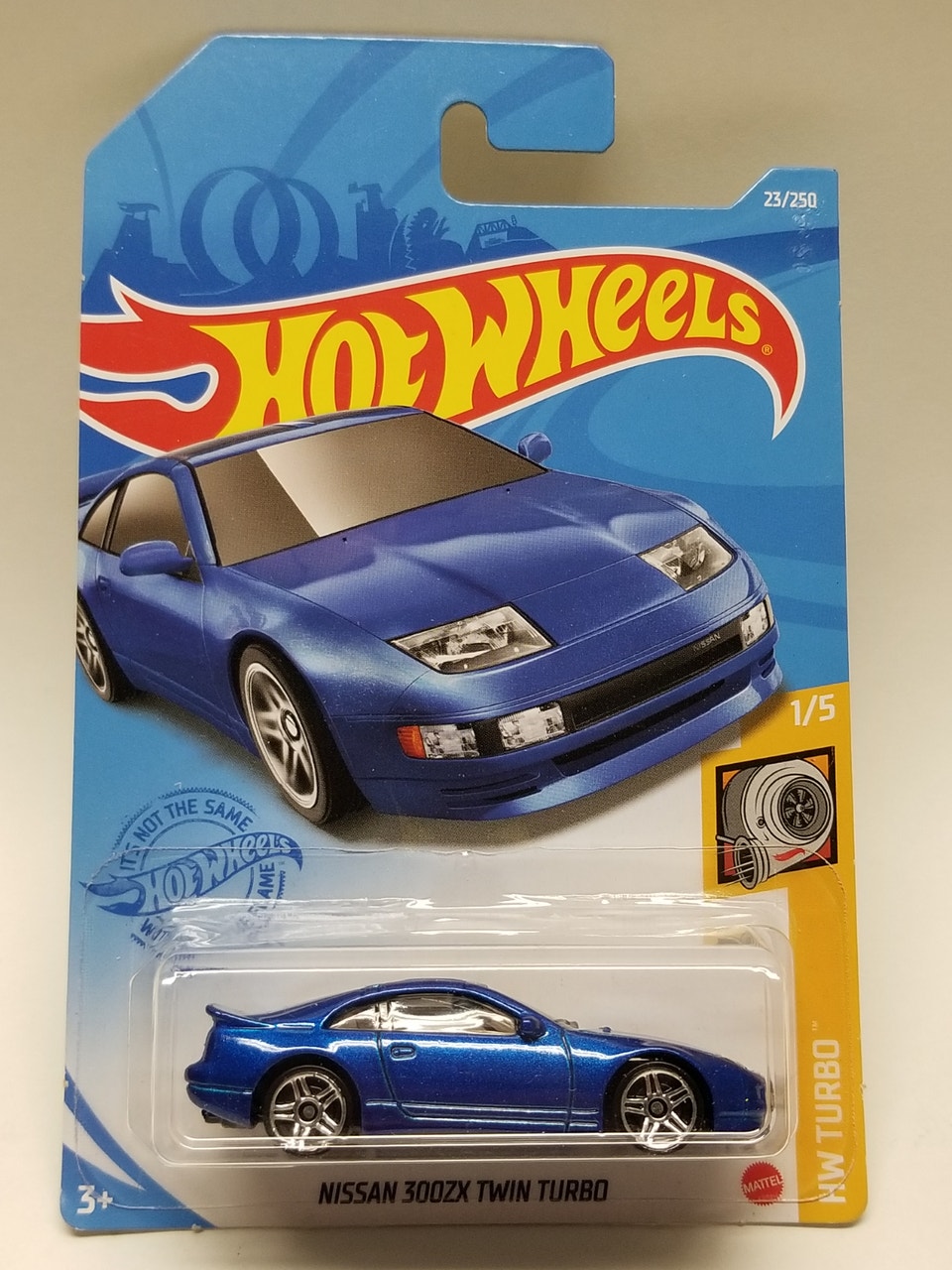 Hot Wheels Nissan 300ZX Twin Turbo, Blue, HW Turbo, 2 | Toys & Games ...