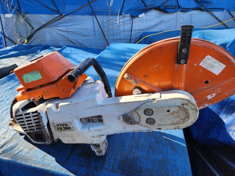 Stihl TS760 Professional Quick Cut Concrete Cutoff Off Saw 16" H ...
