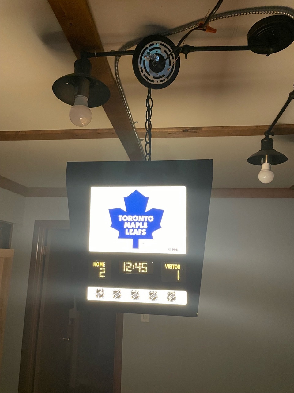 vintage Toronto Maple Leafs Light | Indoor Lighting & Fans | Hamilton ...