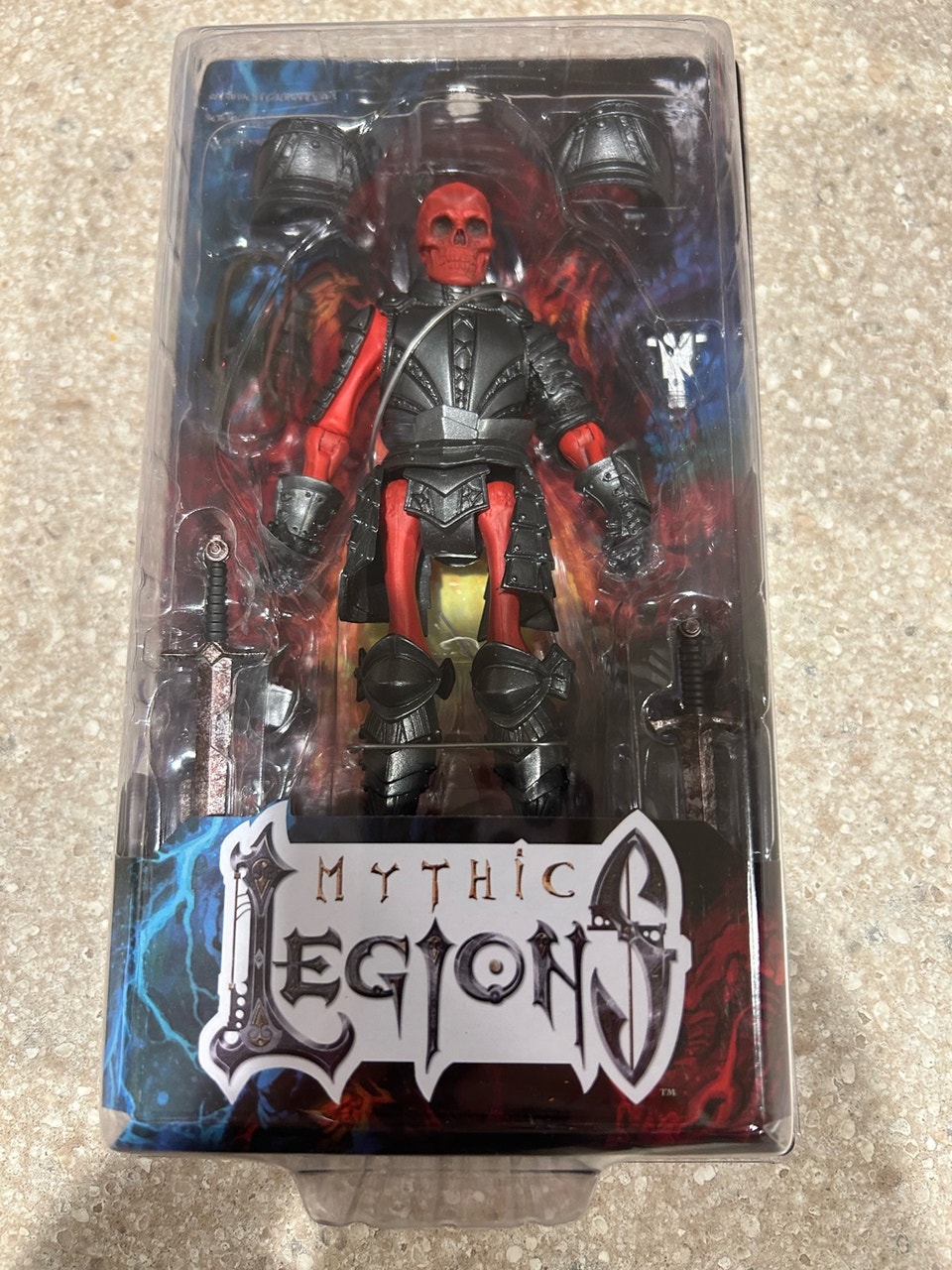 Mythic Legions Clavian Red Skeleton Knight Figure mint | Toys & Games ...