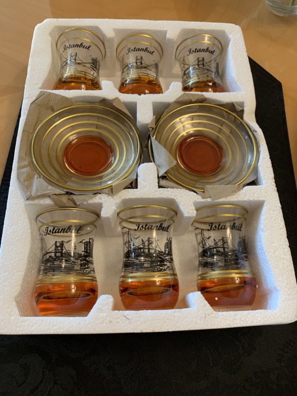 TURKISH LUX TEA SET HAND CUT NEW | Kitchen & Dining Wares | London ...