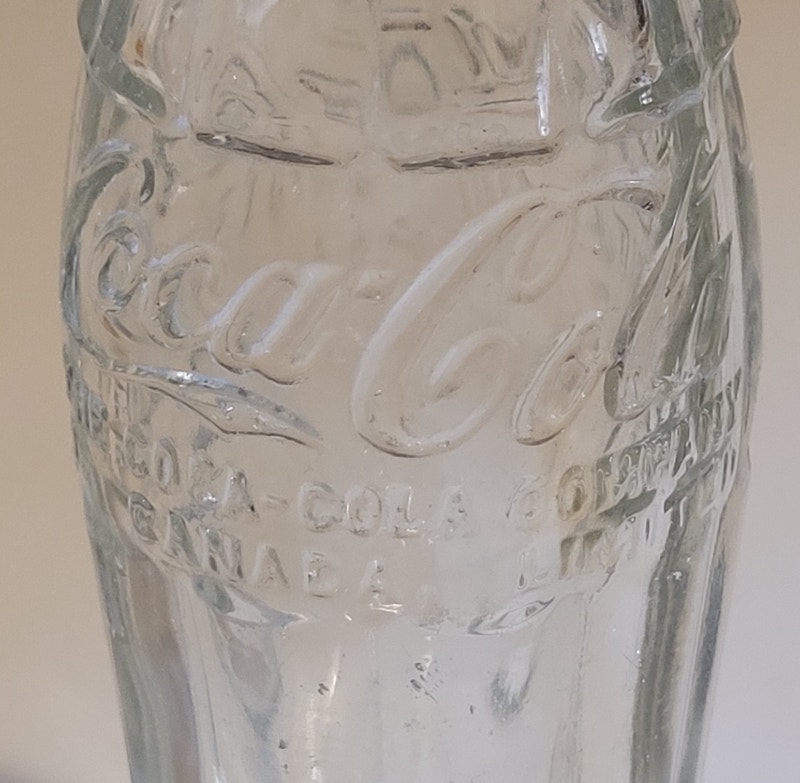 Vintage Rare Coca Cola 6 fl oz Clear Glass Collectible Bottle | Arts ...