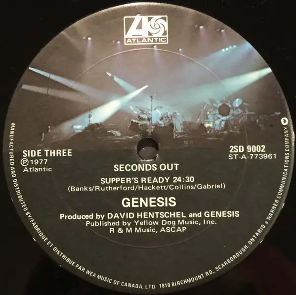 Genesis -- Seconds Out (2 x LP) * DISQUE VINYLE / VINYL REC | CDs, DVDs ...