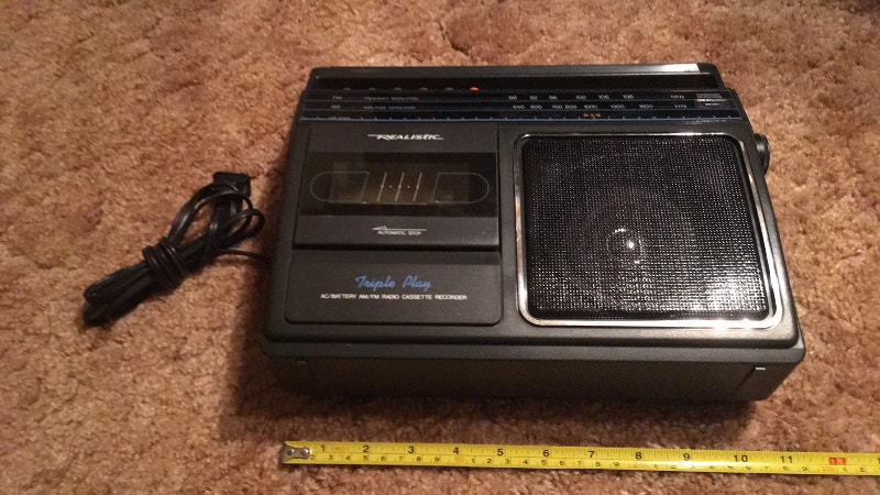 Realistic AM FM cassette player and recorder | General Electronics ...