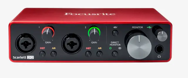 Focusrite Scarlett 2i2 (3rd Gen) USB Audio Interface | Pro Audio ...