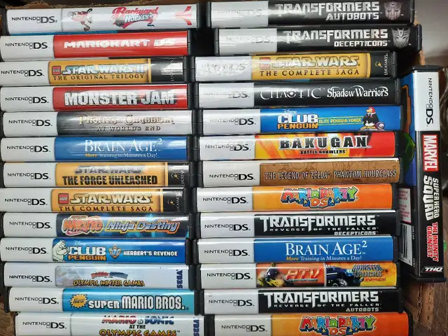 Boîtiers et livrets d'instructions seulement. | Nintendo DS | Laval ...