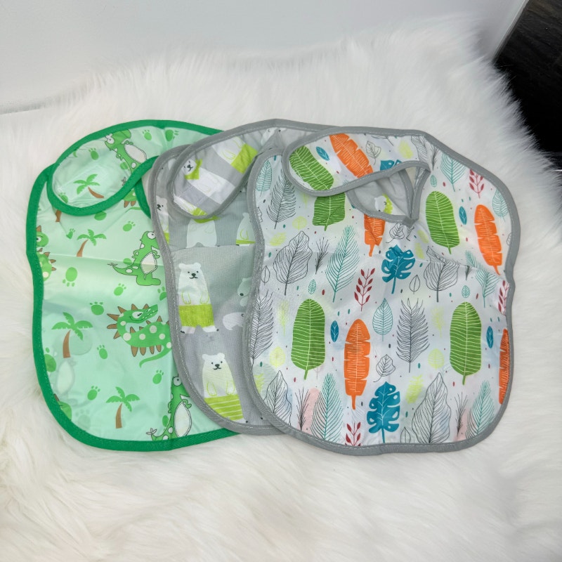 New 6pack Super Light Weight Baby Bib,Waterproof For 5-36 months ...