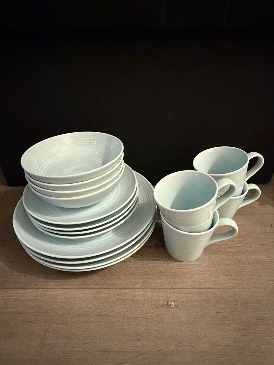 Gordon Ramsay Maze Blue 16-Piece Dinnerware Set by Royal Doulton ...