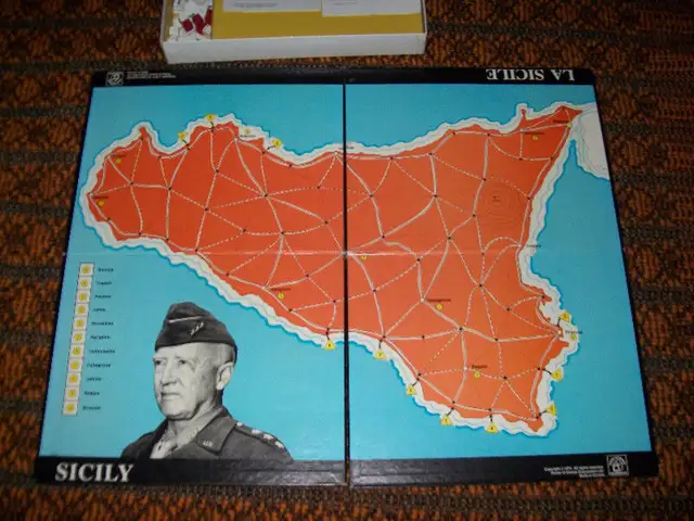 Major Battles and Compaigns of General George S. Patton Board | Arts ...