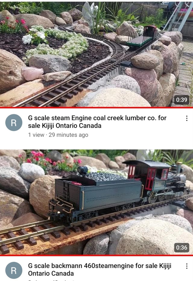 G Scale Backmann 040 steam engine with flat car G scale | Hobbies ...