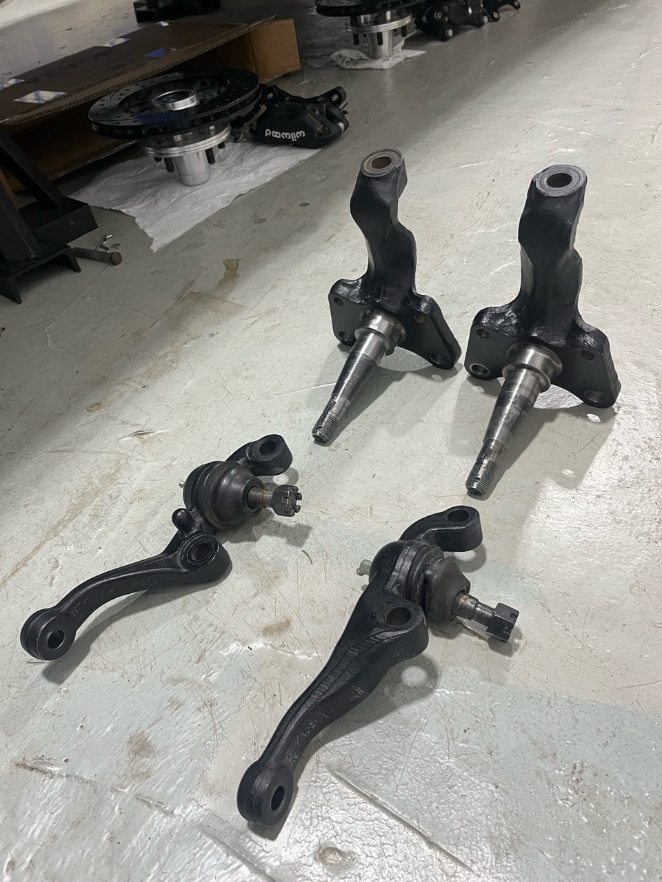 Mopar B Body Front Spindles And Lower Ball Joints | Other Parts ...