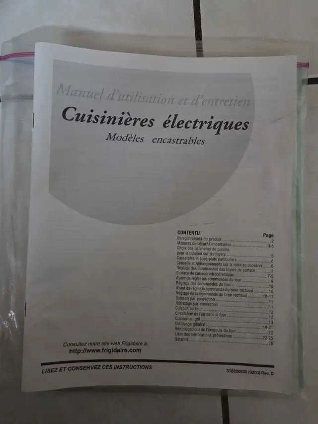 Cuisinière encastré | Stoves, Ovens & Ranges | Longueuil / South Shore ...