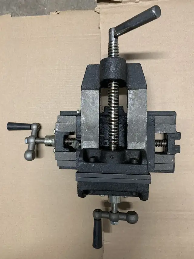 Cross-Slide / Compound Vise 4 inch NEW for Drill Press | Hand Tools ...