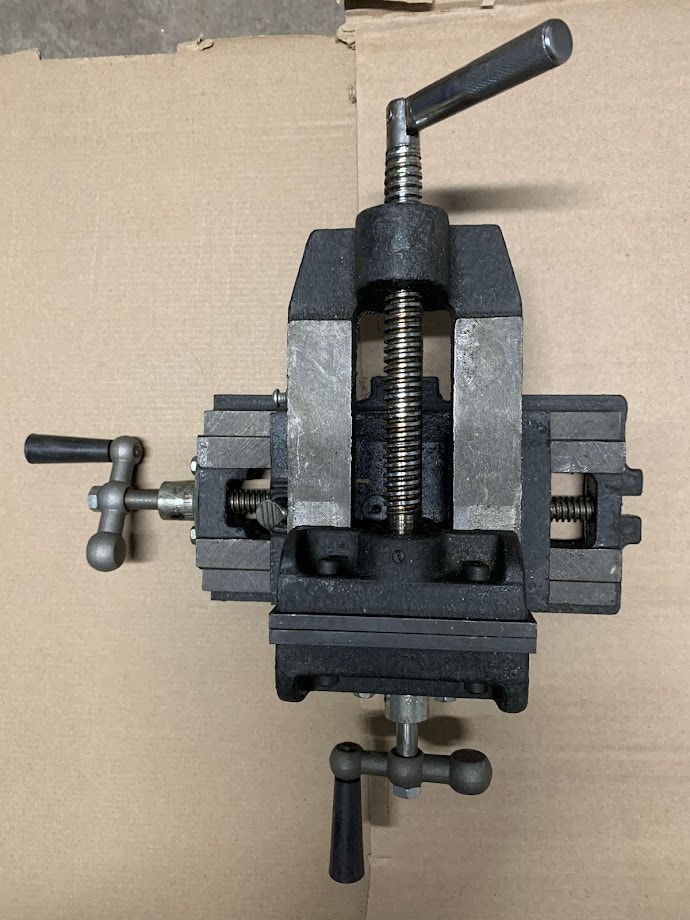 Cross-Slide / Compound Vise 4 inch NEW for Drill Press | Hand Tools ...
