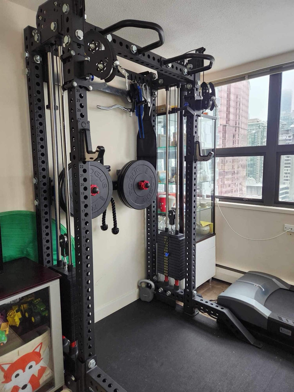 OEM Athena V2 Squat Rack with Integrated Functional Trainer | Exercise ...