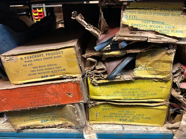 NOS job lot of Foxcraft Fender Skirts. Garage clean out | Classic Cars ...