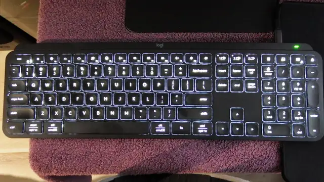 Logitech MX Keys S Wireless Keyboard (New), Low Quiet Keys, | Mice ...